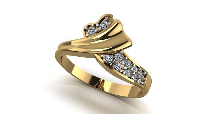 Simple Ring 3D model 3D printable | CGTrader