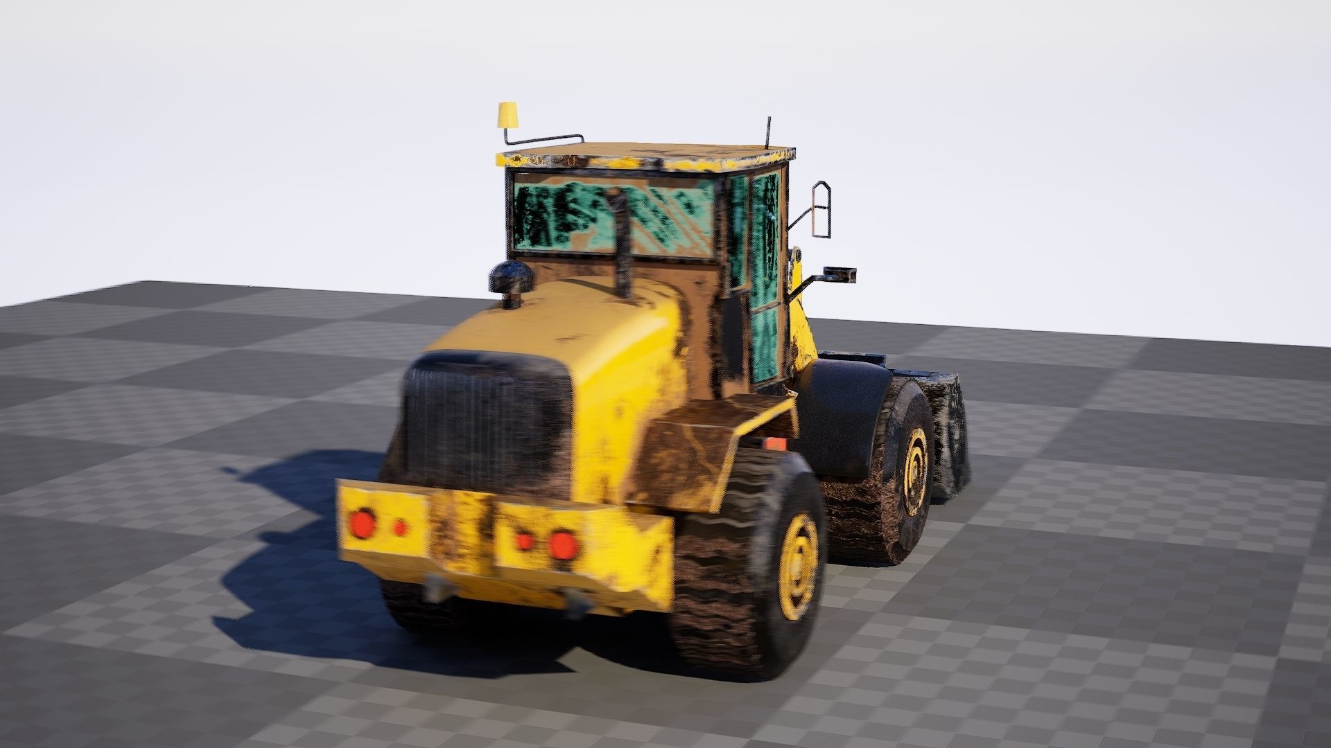 3D model Truck Loader - Rusty old loader realistic and low poly VR / AR ...