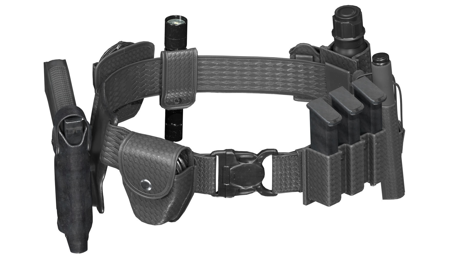 3D model POLICE DUTY BELT VR / AR / low-poly | CGTrader