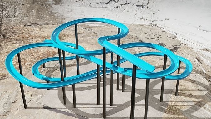 3D model Water Slide VR / AR / low-poly | CGTrader