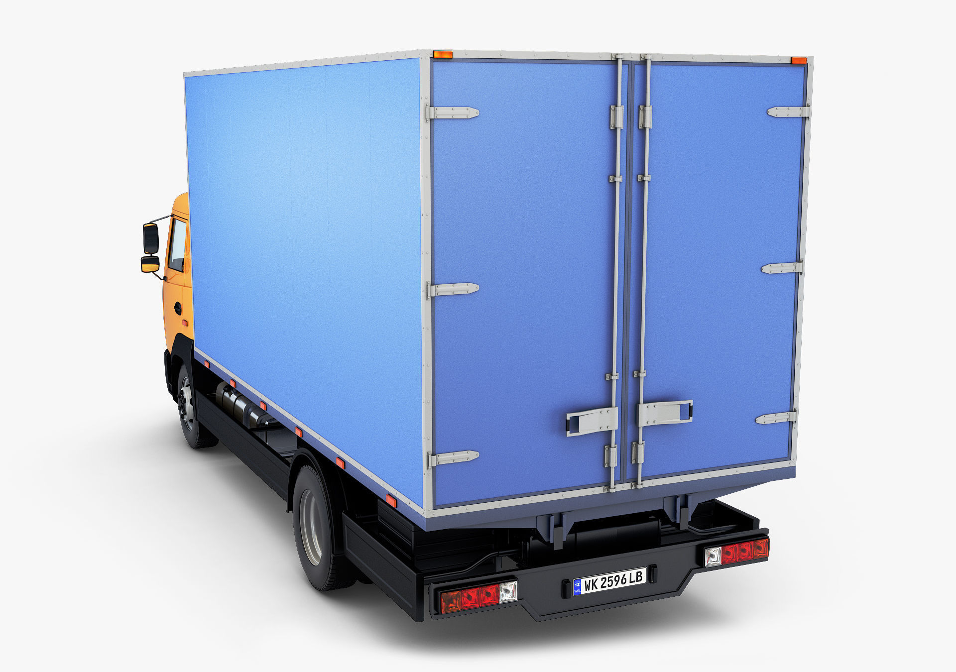 Truck Box v 1 3D model | CGTrader
