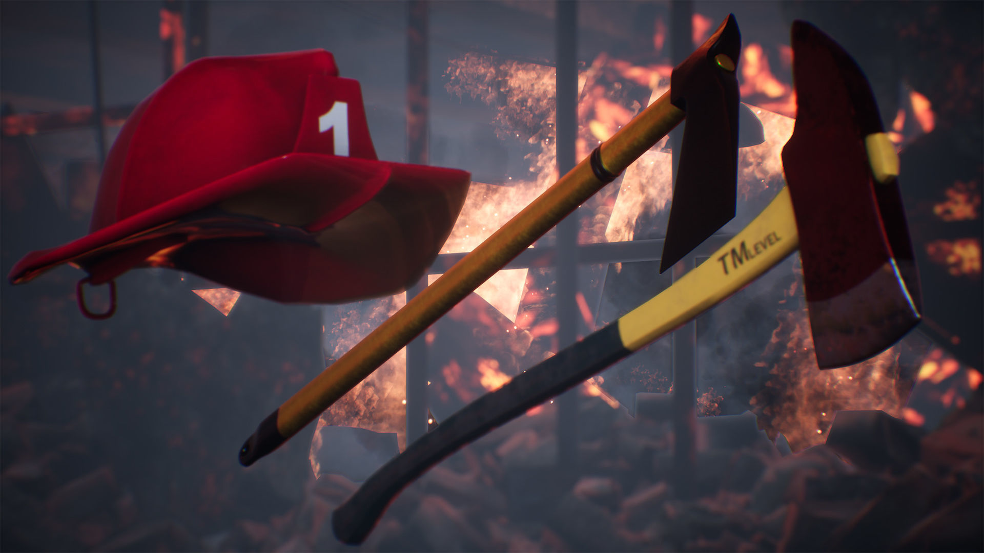 3D model Firefighter Props 16 Assets VR / AR / low-poly | CGTrader