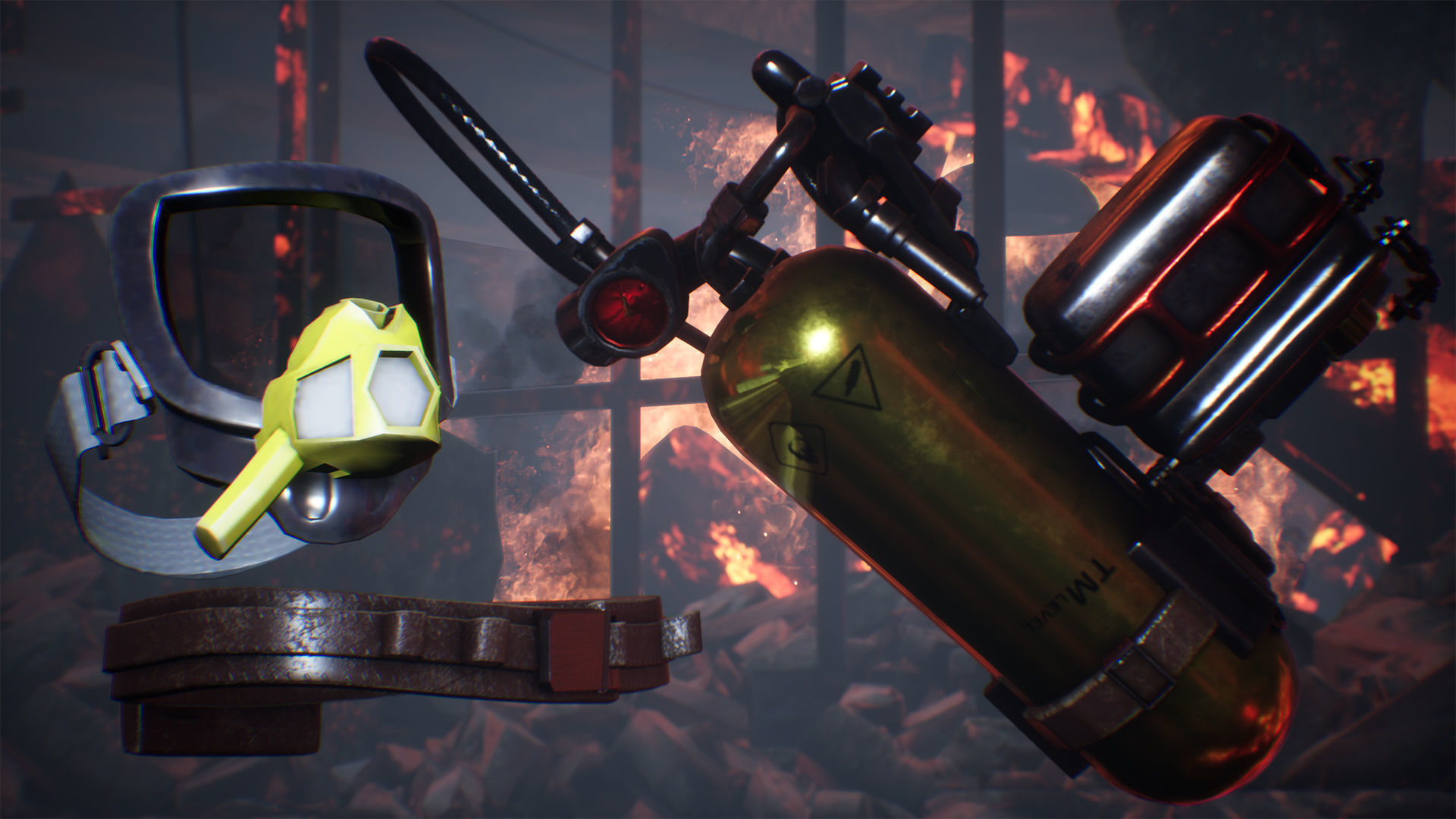 3D model Firefighter Props 16 Assets VR / AR / low-poly | CGTrader