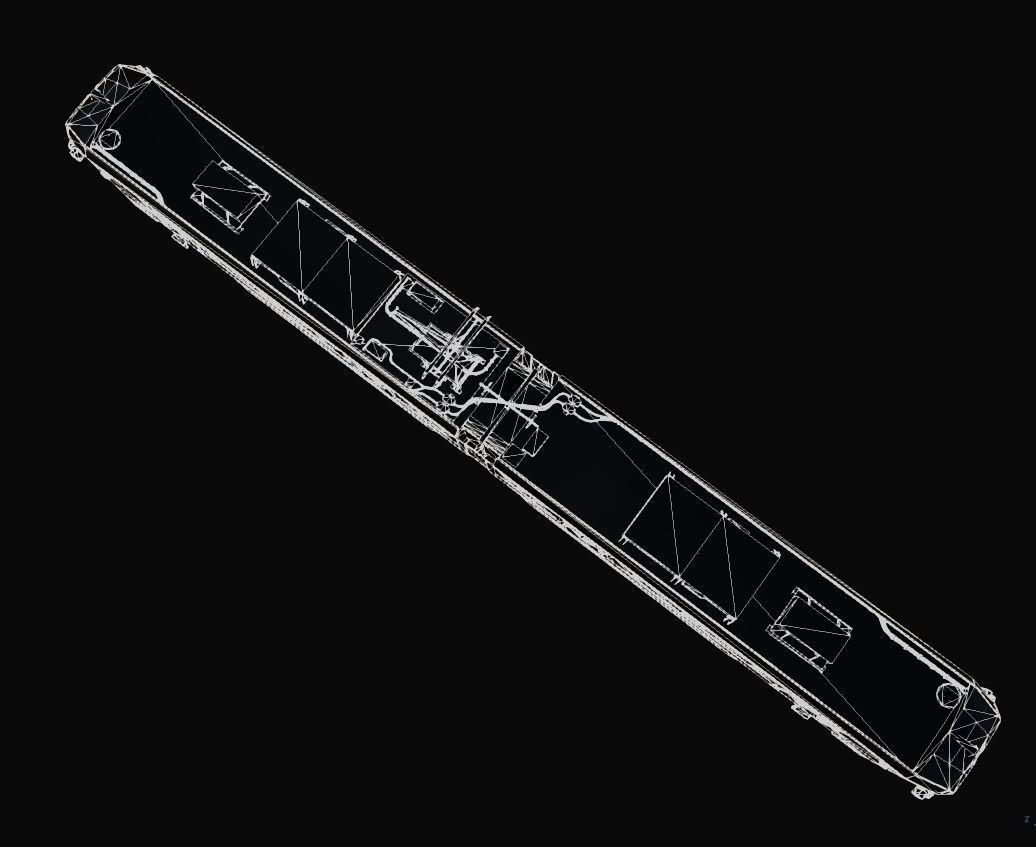 Light Rail Train Kinki Sharyo P3010 free VR / AR / low-poly 3D model ...