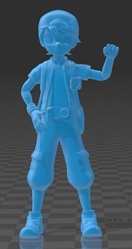 jamie pokemon snap 3D model 3D printable | CGTrader