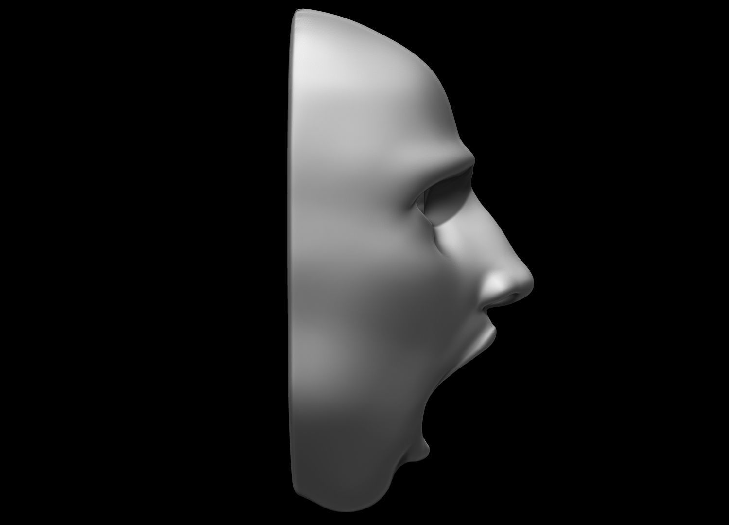 Face Wall Art 3D model 3D printable | CGTrader