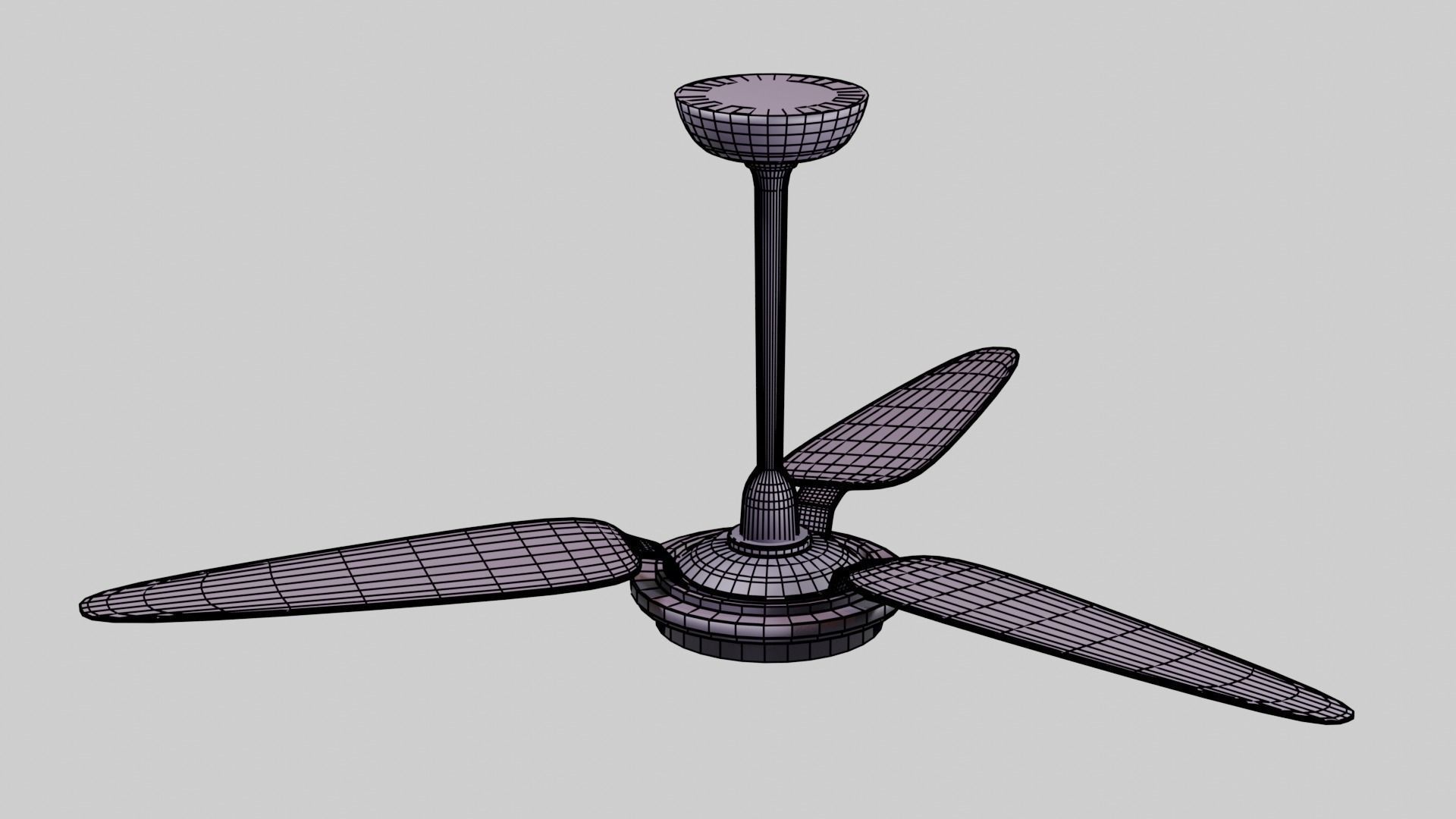 Ceiling fan 3D model | CGTrader