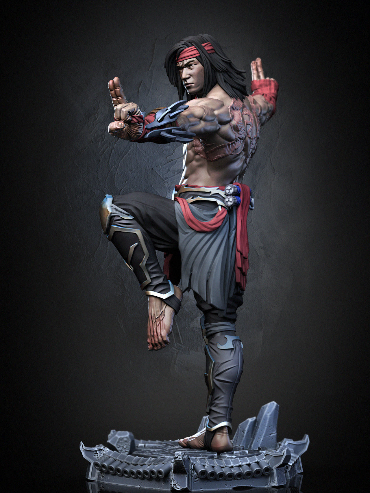 Liu Kang 3D model 3D printable | CGTrader