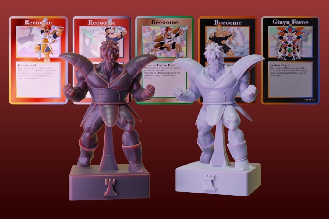 Chess Pack Recoome Ginyu Force from Dragon Ball series 3D model 3D ...