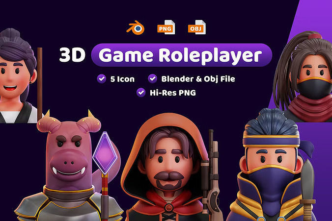 Avatar Job Profession 3D Icon 3D model | CGTrader