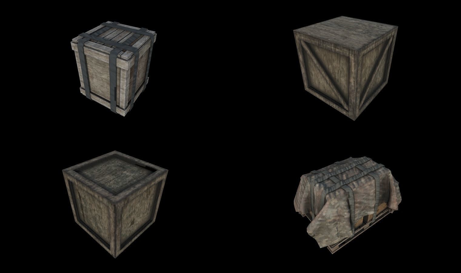 3D model Modular Sewer Environment VR / AR / low-poly | CGTrader