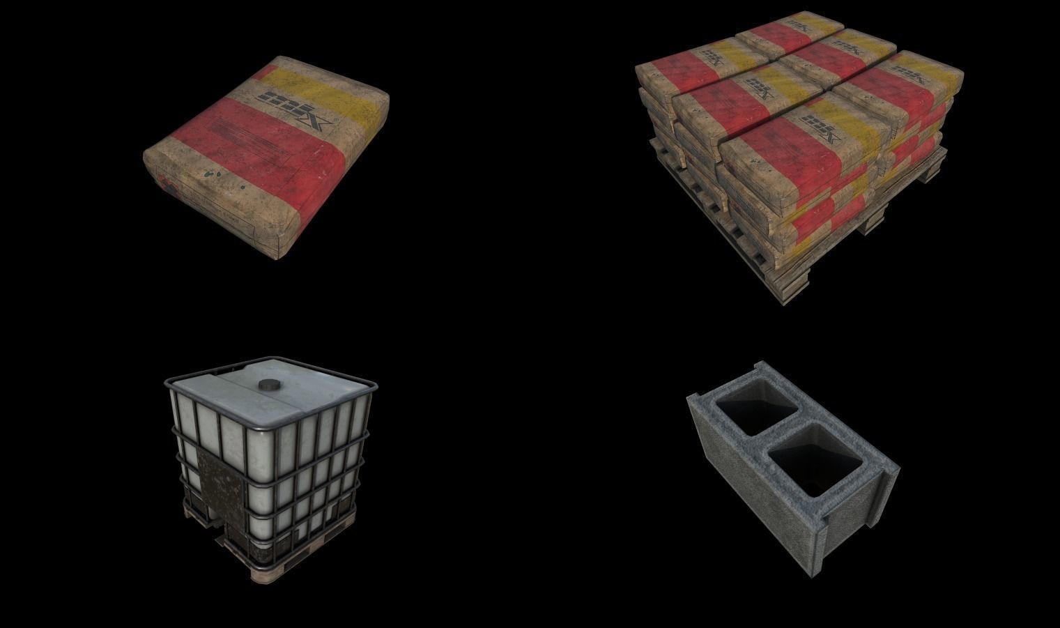 3D model Modular Sewer Environment VR / AR / low-poly | CGTrader