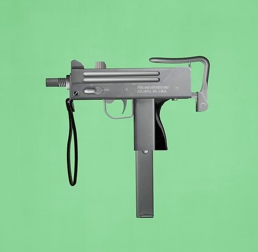 3D model Gun SMG VR / AR / low-poly | CGTrader
