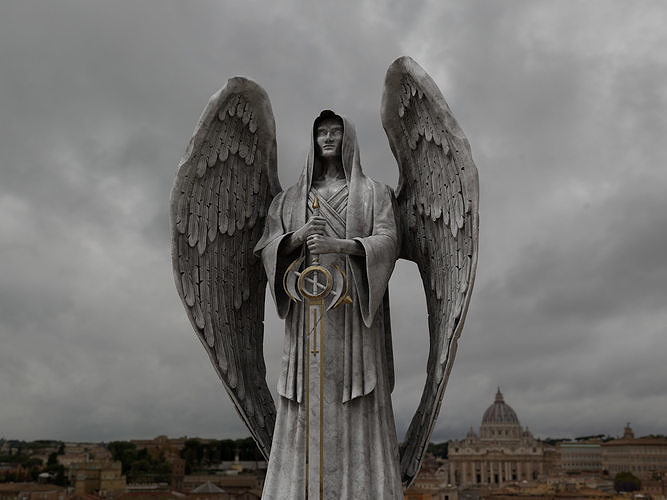3D model Guardian Angel VR / AR / low-poly | CGTrader
