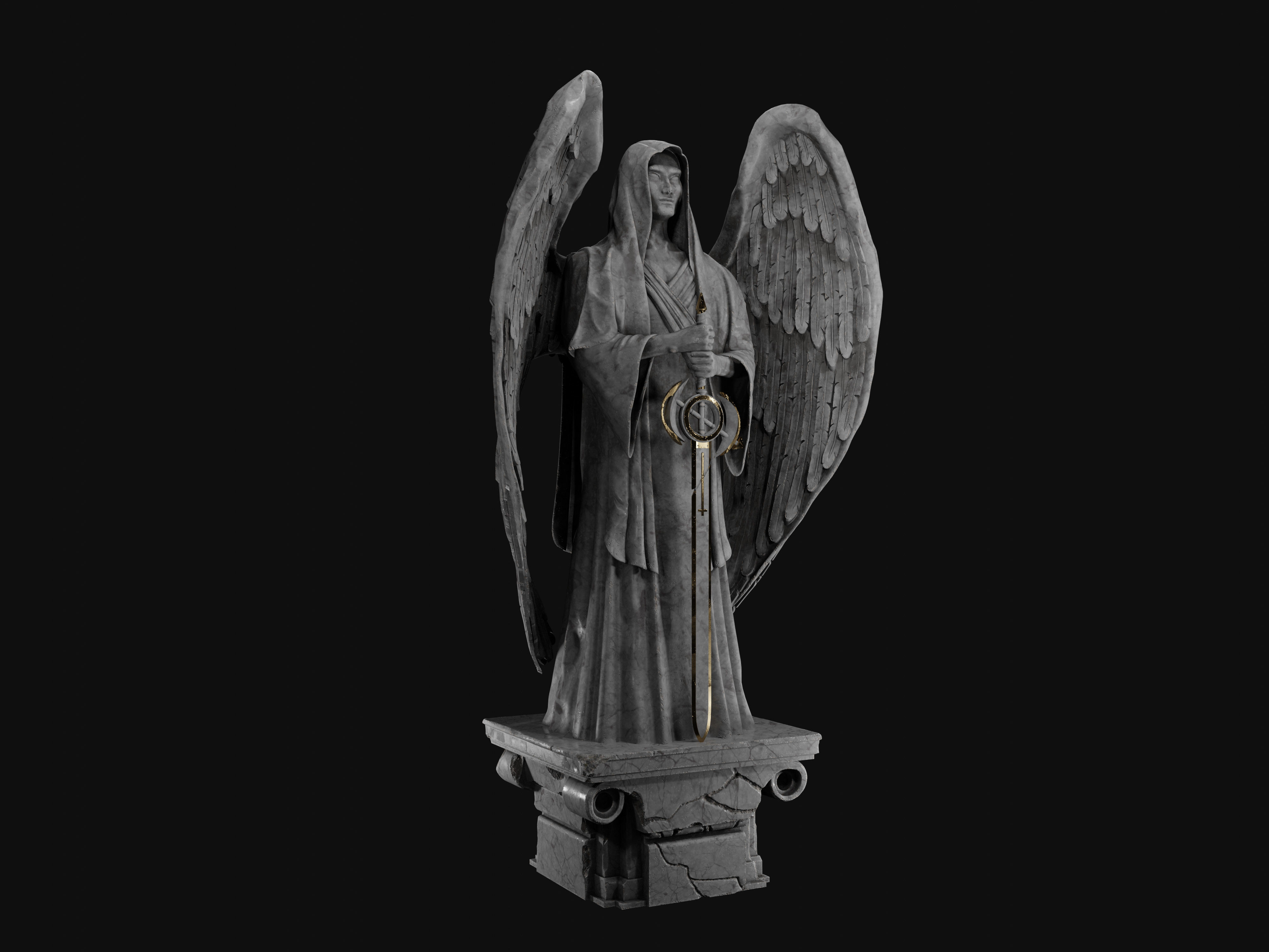 3D model Guardian Angel VR / AR / low-poly | CGTrader