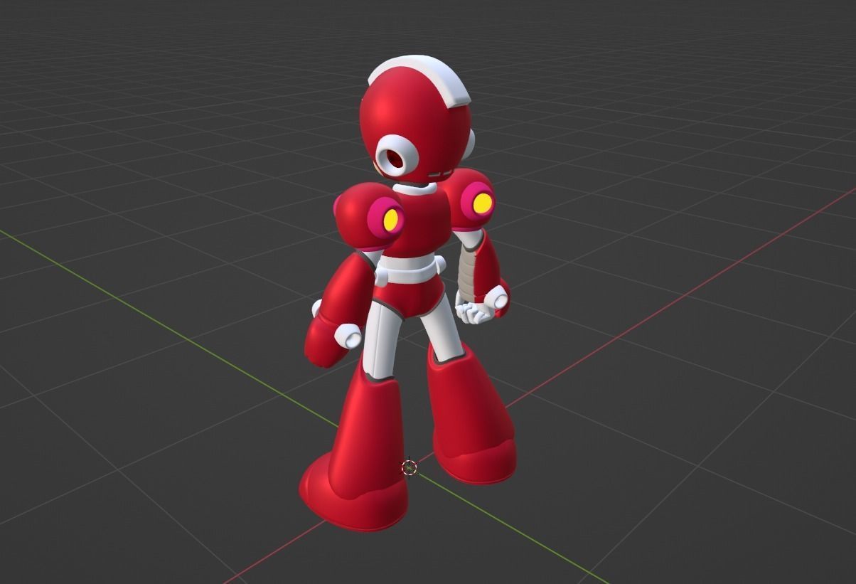 Power MegaMan 3D Model 3D model rigged | CGTrader