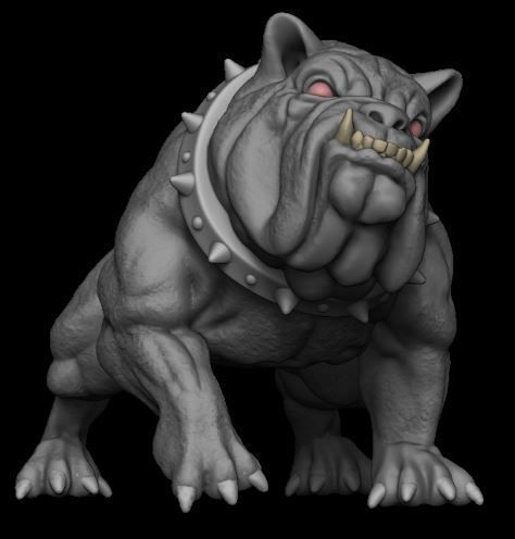 DAWG NEW EARTH LOBO BULLDOG 3D model | CGTrader