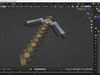 pickaxe minecraft free VR / AR / low-poly 3D model | CGTrader