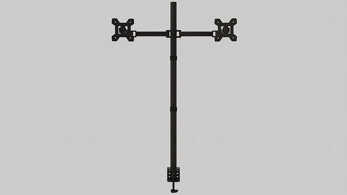 3D model Monitor Stand Workspace with a Minimalist and Modern Design VR ...