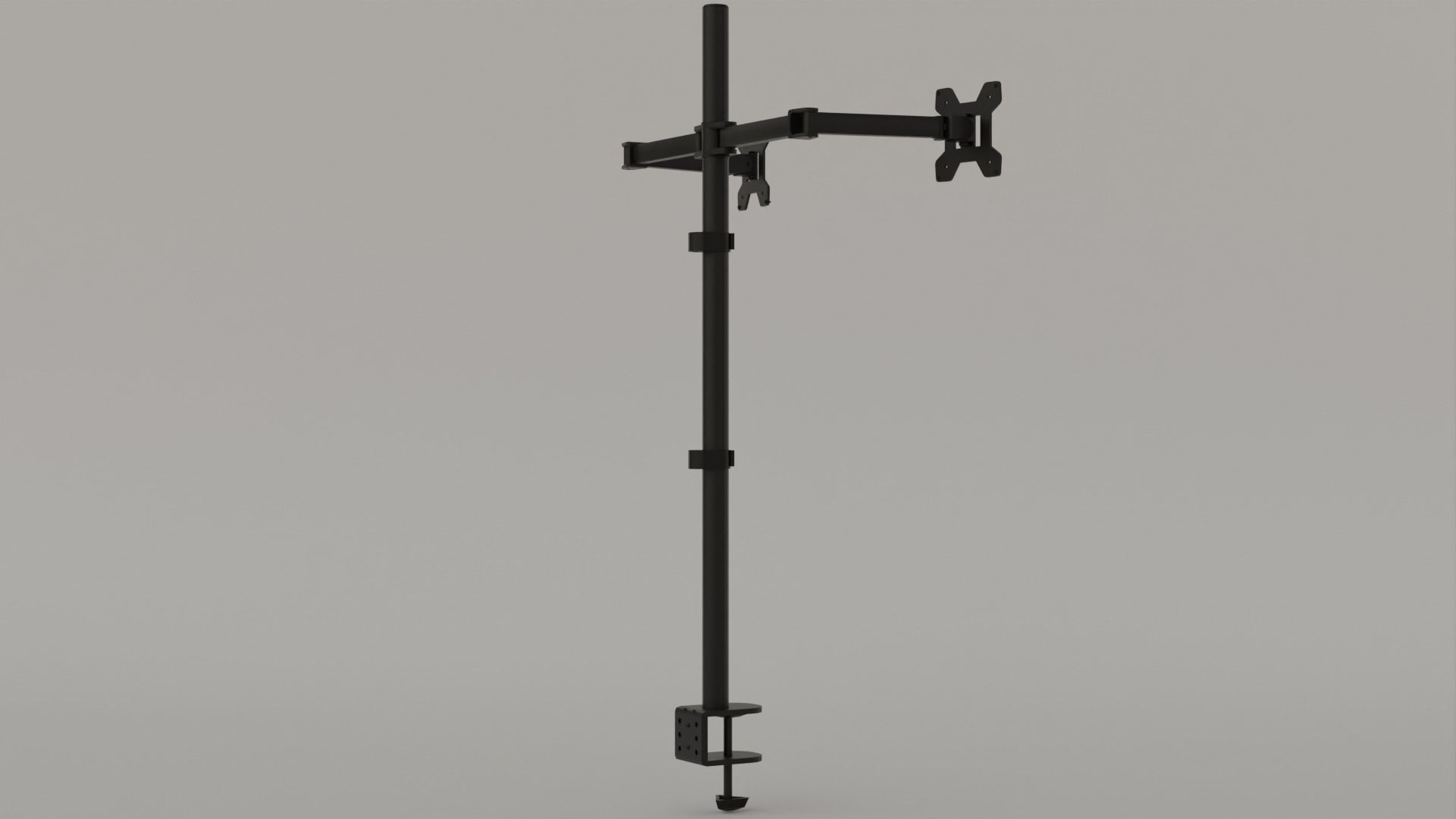 3D model Monitor Stand Workspace with a Minimalist and Modern Design VR ...