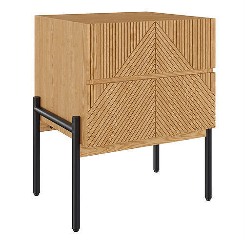 Lodge bedside table 3D model | CGTrader