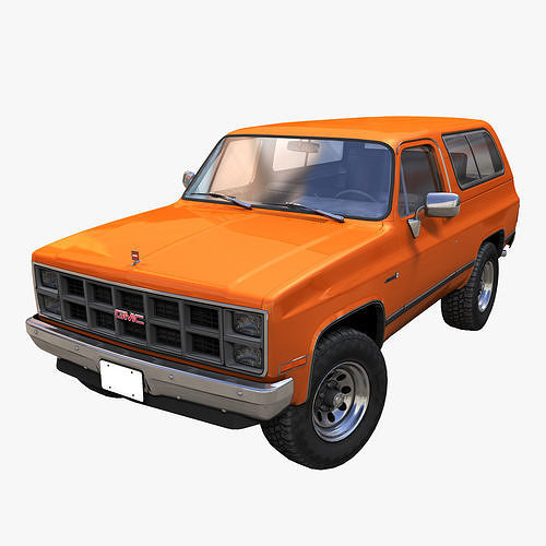 3D model GMC Jimmy 1981 VR / AR / low-poly | CGTrader