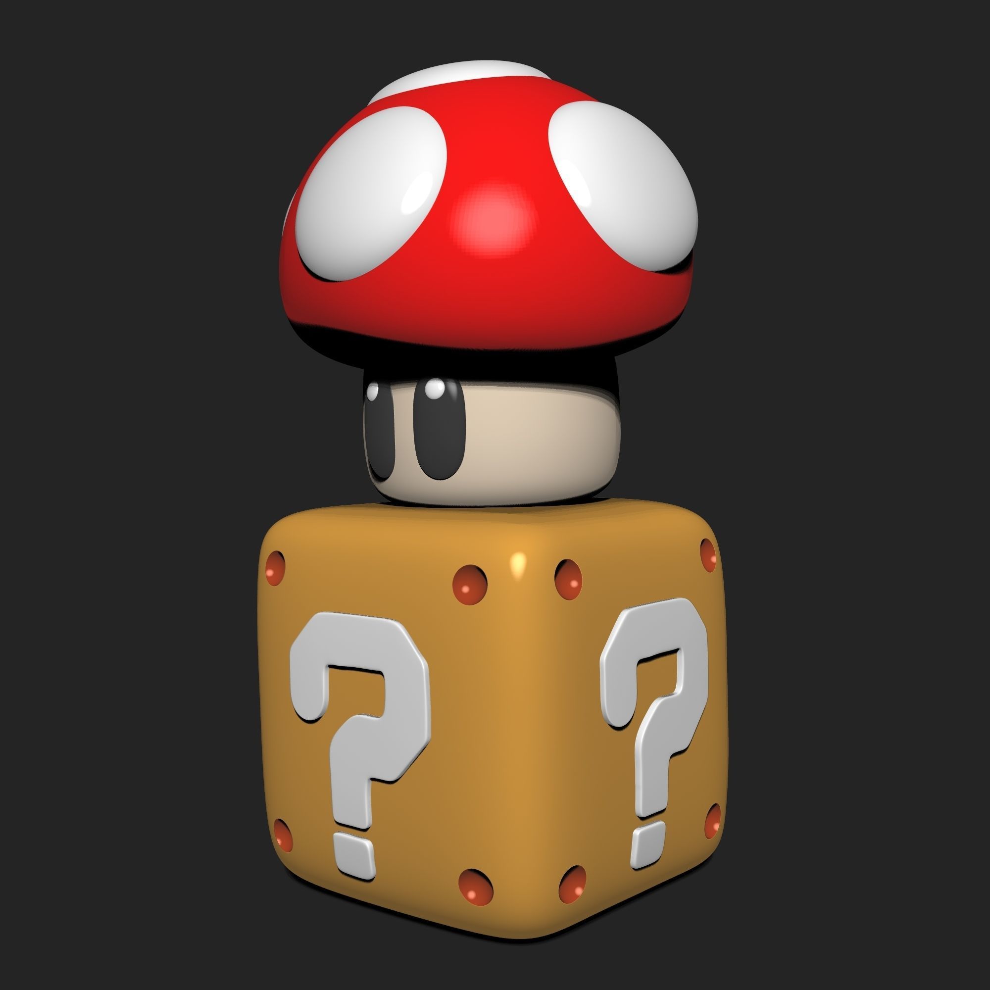 Toad from Mario Super Mario Bros 3D model 3D printable | CGTrader