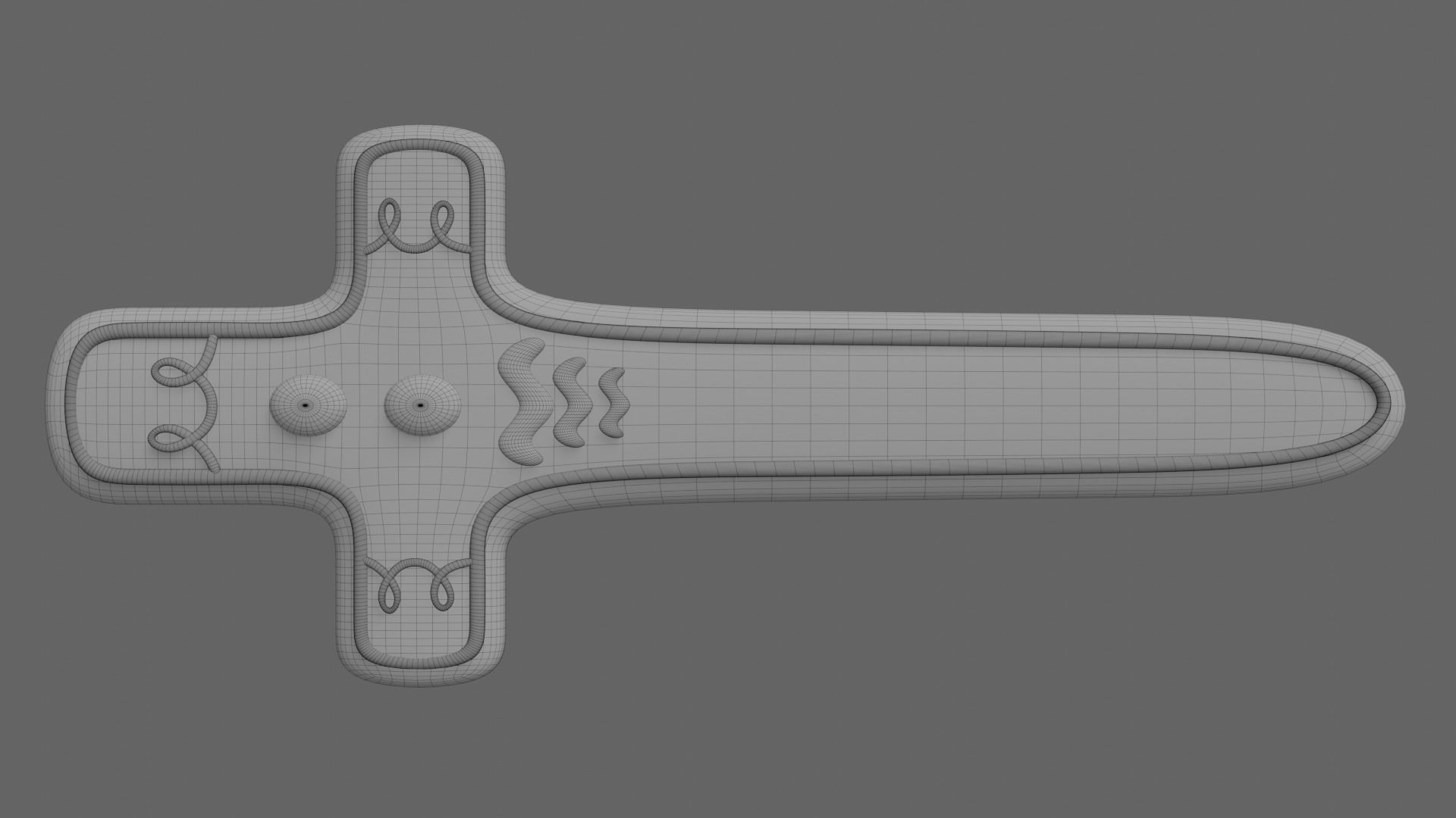 Gingerbread Sword Prop 3D model | CGTrader