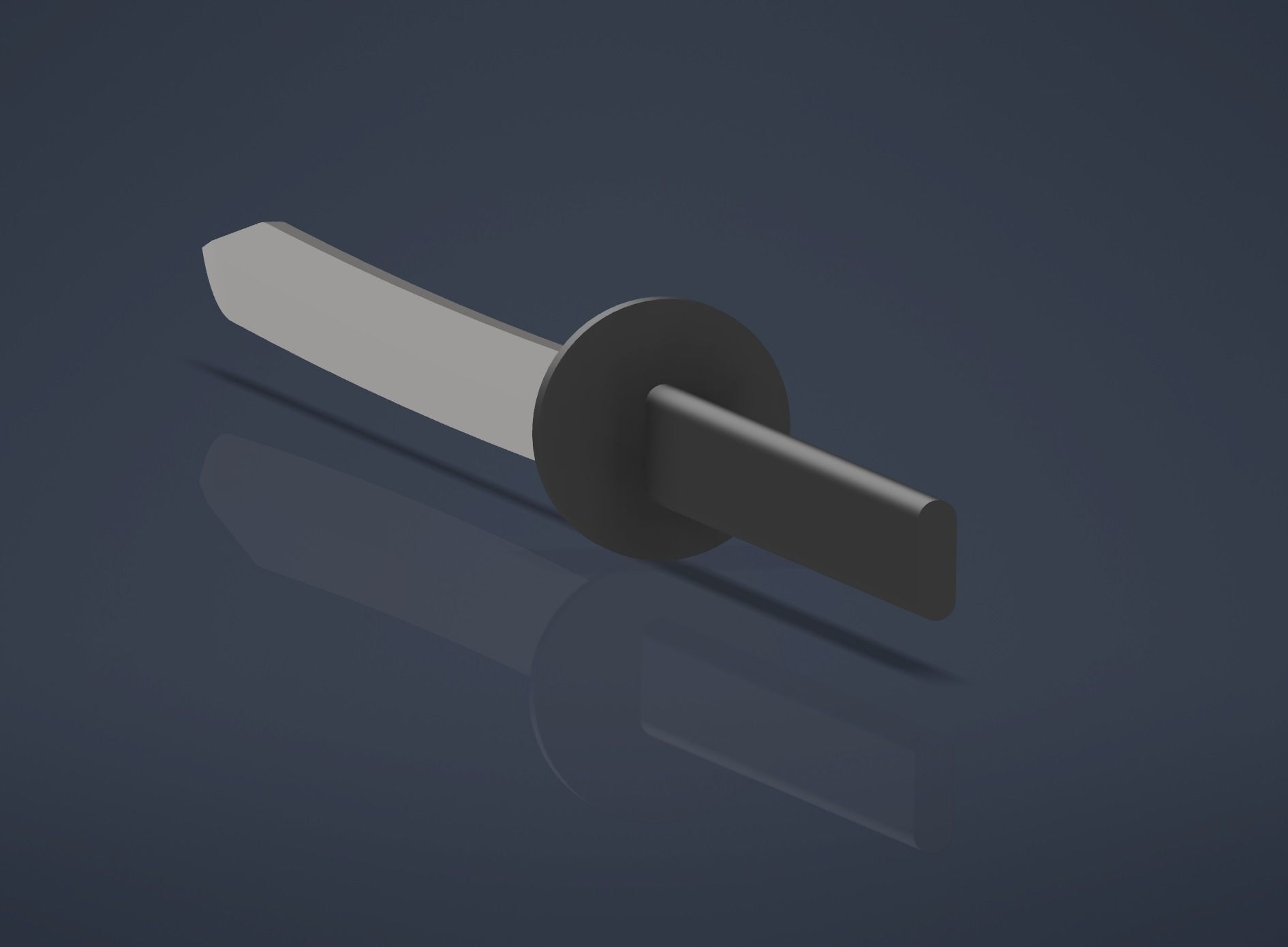 Simple Sword 3D model 3D printable | CGTrader