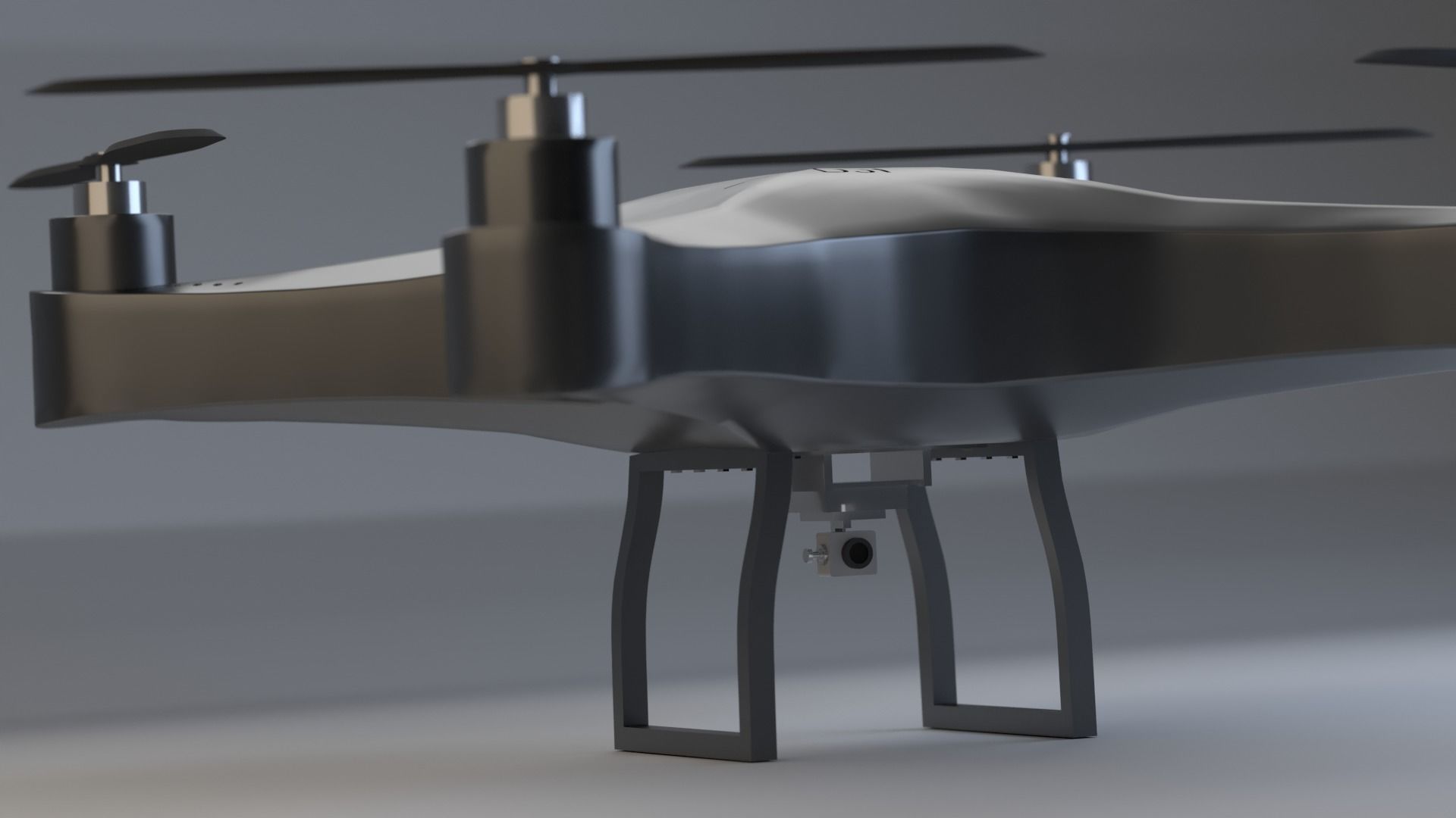 3D model High-Quality 3D Model of a Drone VR / AR / low-poly | CGTrader