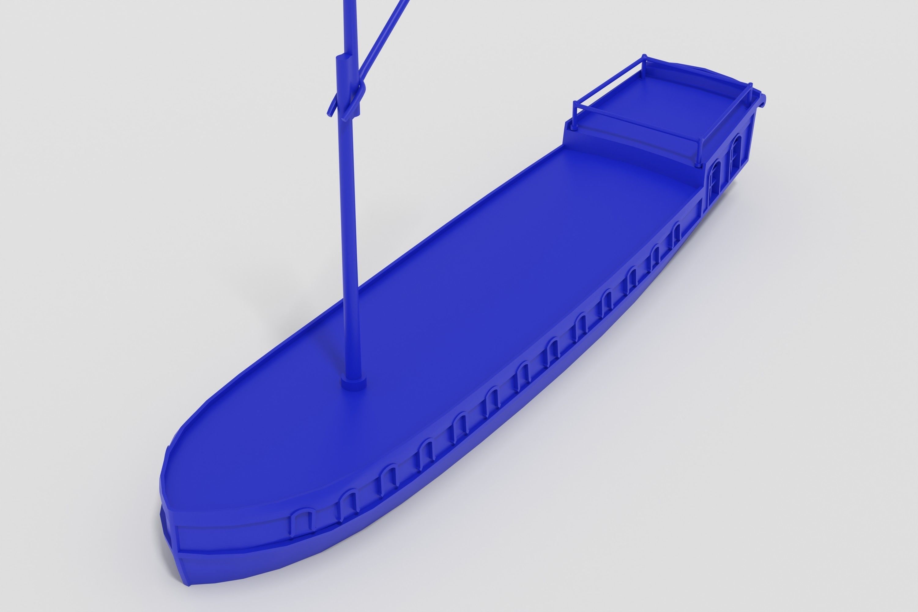 dutch river barge 3d print 3D model 3D printable | CGTrader