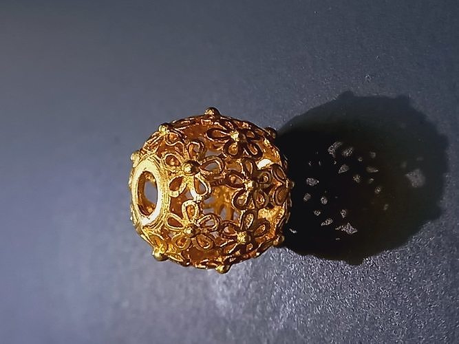 Hallo Ball For Gold Chain 3D Print Model 3D model 3D printable | CGTrader