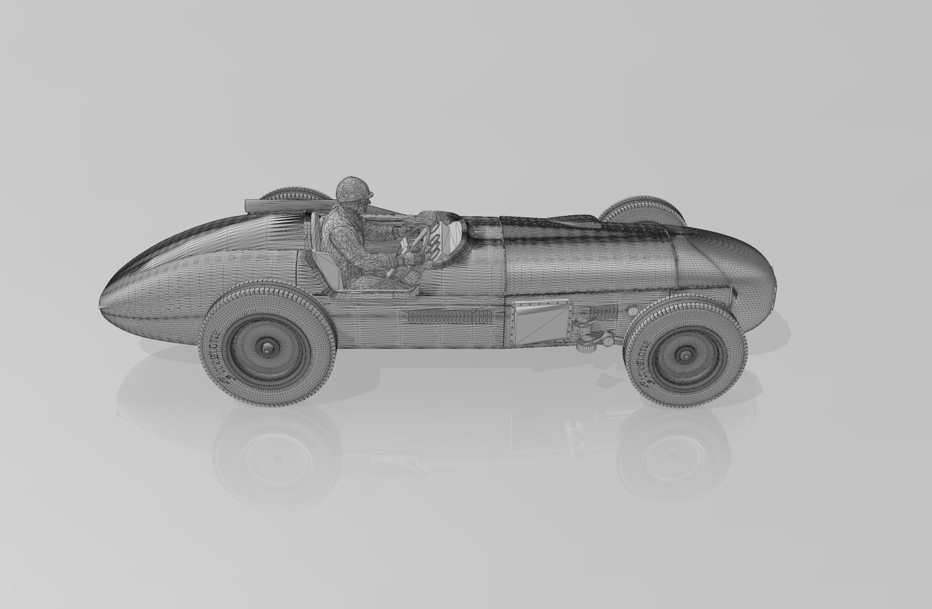 Kurtis Craft Indy Racer Midget Racer ready to print 3D model 3D ...