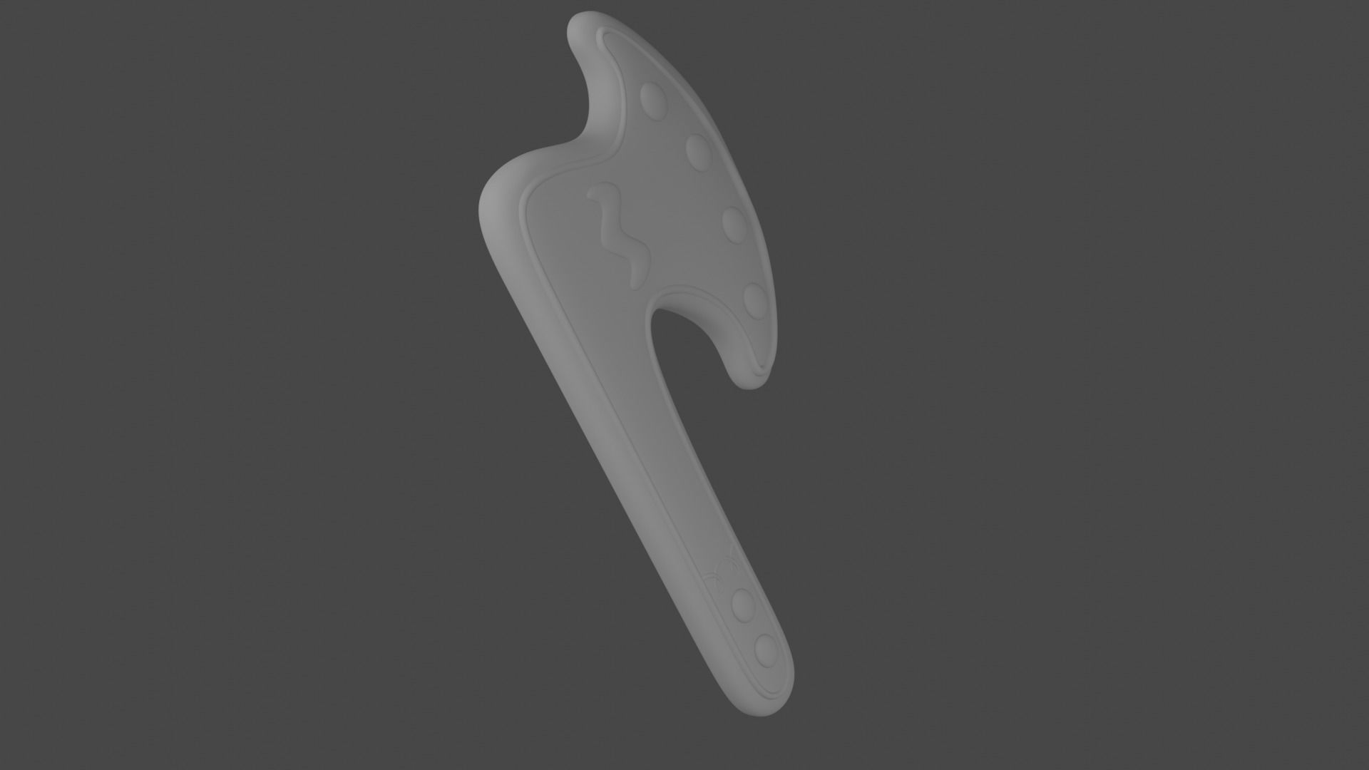 Gingerbread Axe Prop 3D model | CGTrader