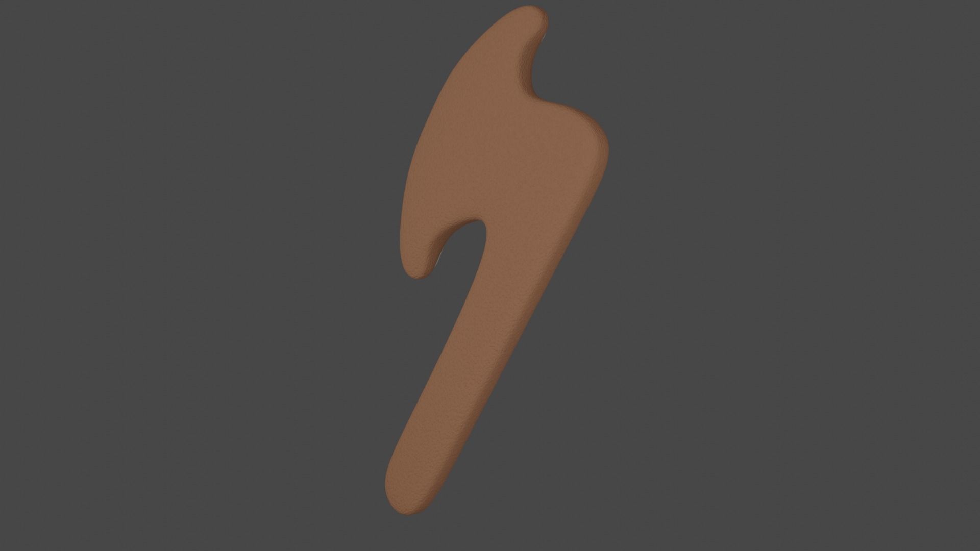 Gingerbread Axe Prop 3D model | CGTrader