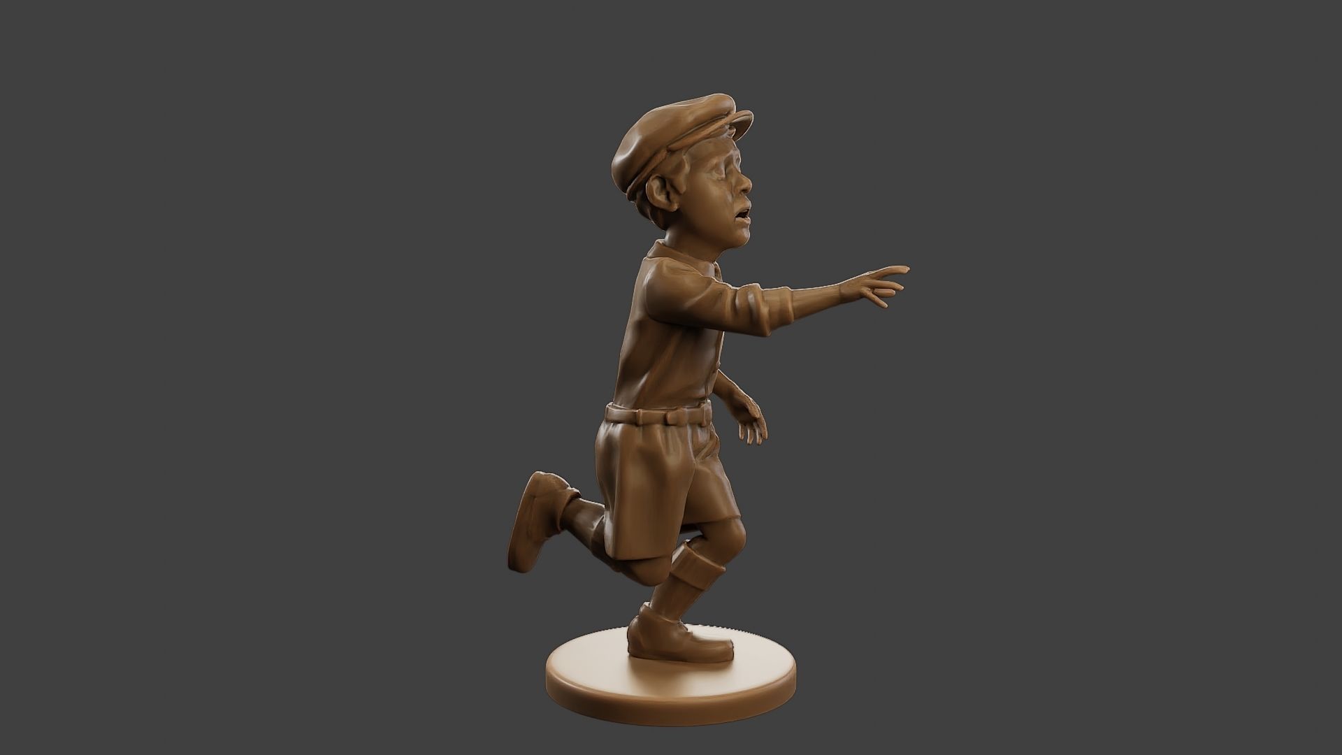 ww2 Scared Little Boy SLB1 004 3D model 3D printable | CGTrader