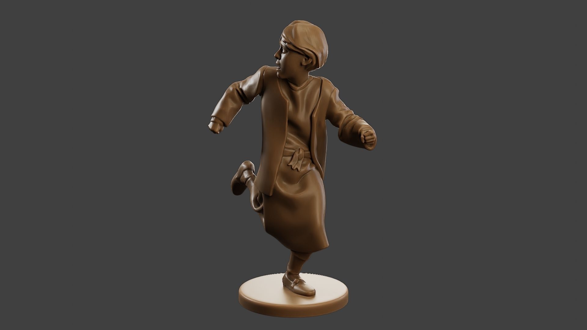 ww2 Scared Girl SG1 005 3D model 3D printable | CGTrader