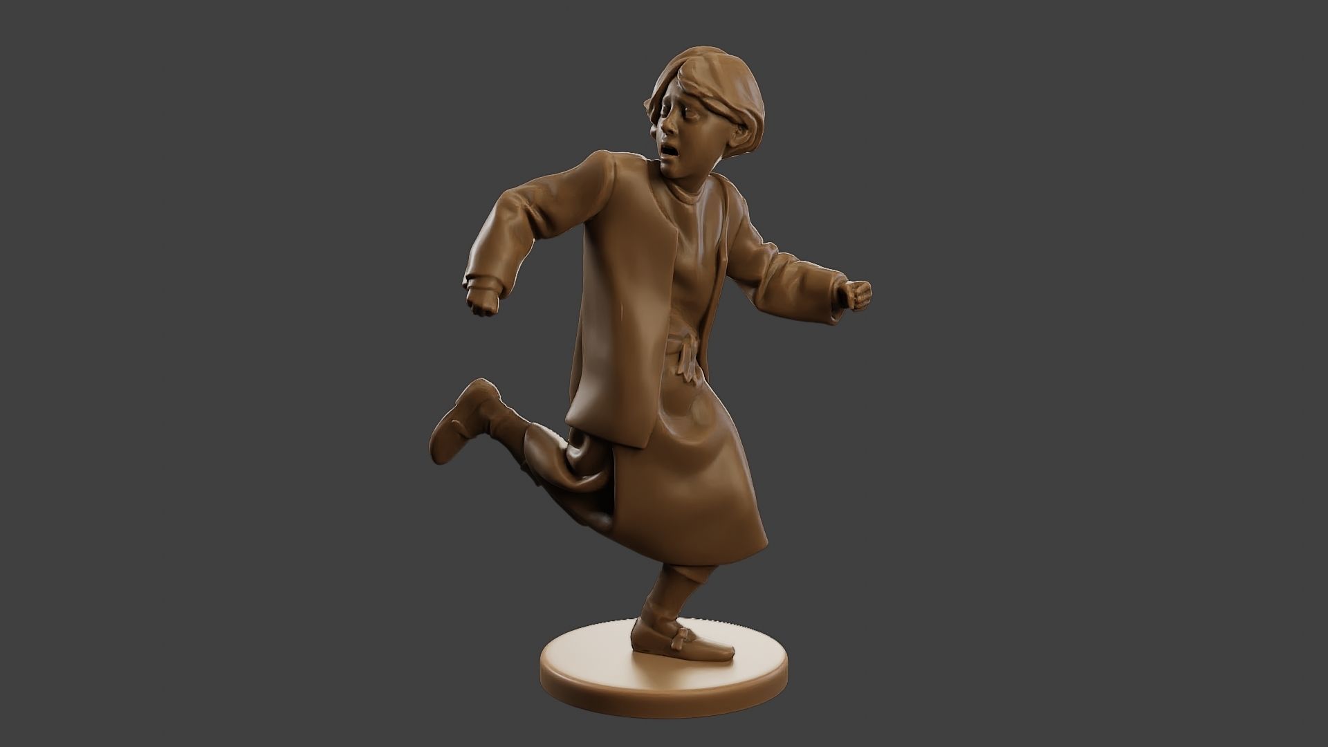 ww2 Scared Girl SG1 005 3D model 3D printable | CGTrader