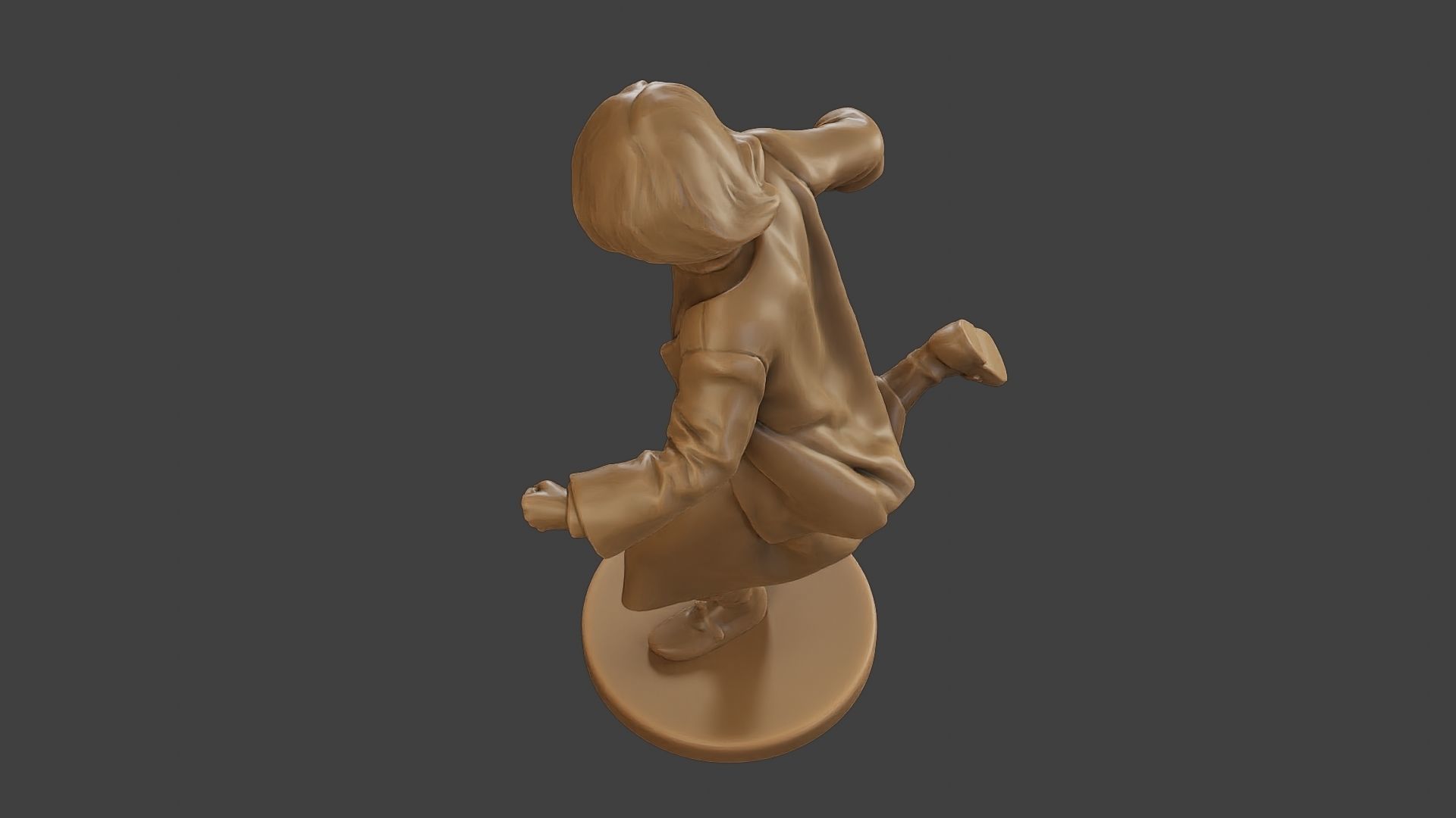 ww2 Scared Girl SG1 005 3D model 3D printable | CGTrader