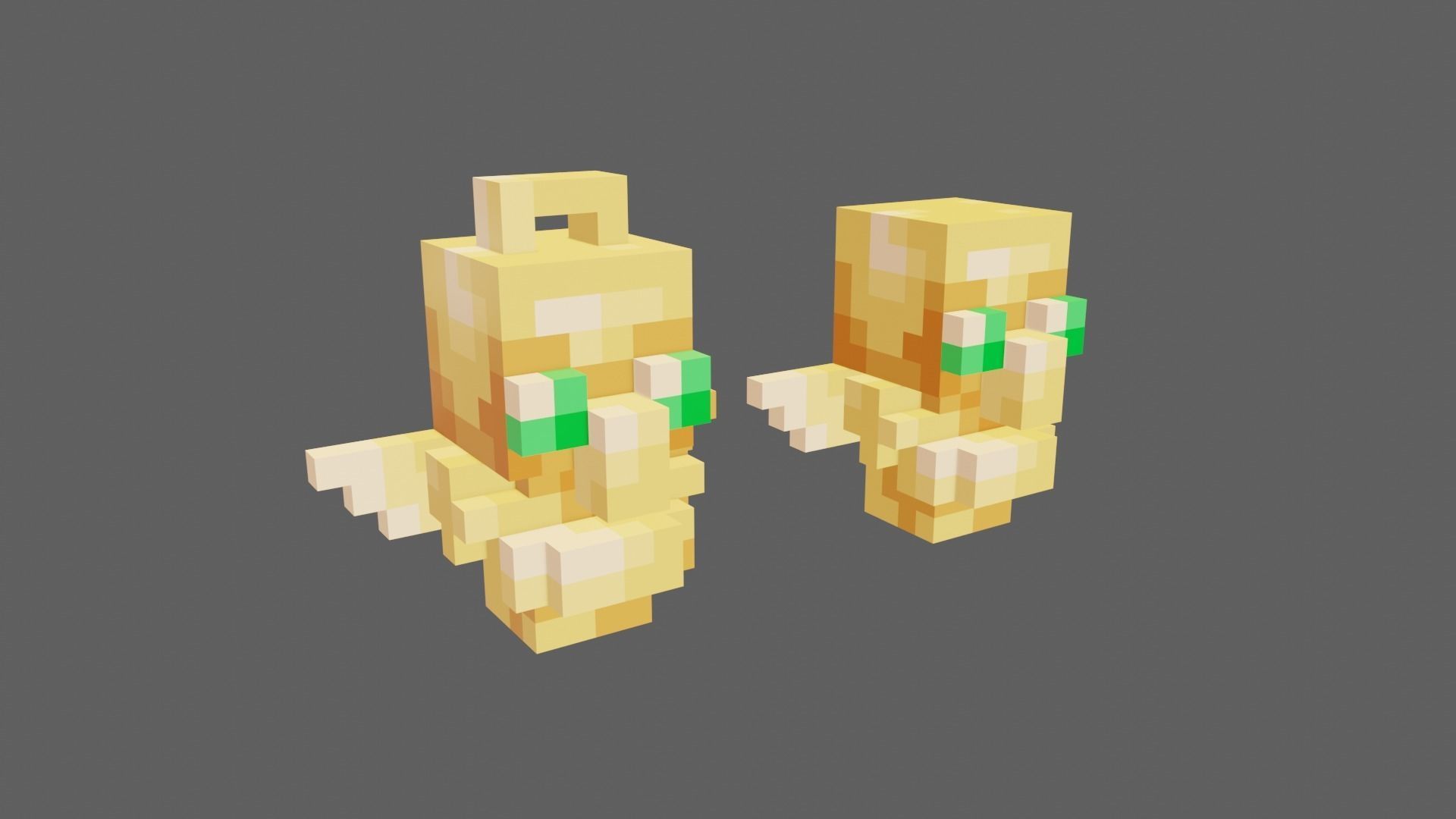 3D model Minecraft Totem Of Undying 3D Model Ready for Games and ...