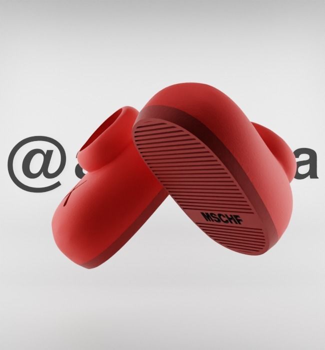 Kaws Shoes Mschf - Box for Print 3D model 3D printable | CGTrader