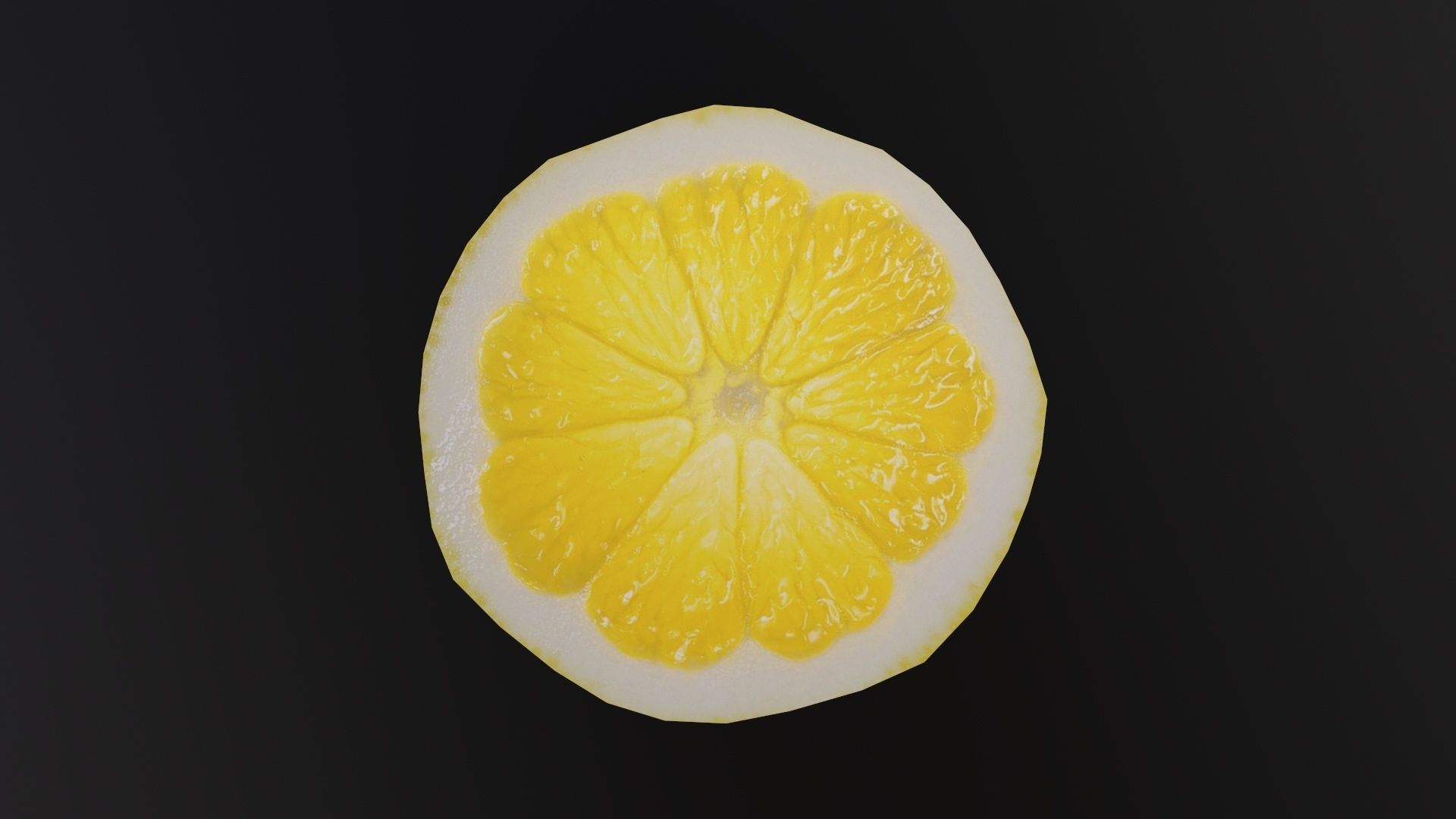 3D model Lemon slice 3D Model VR / AR / low-poly | CGTrader