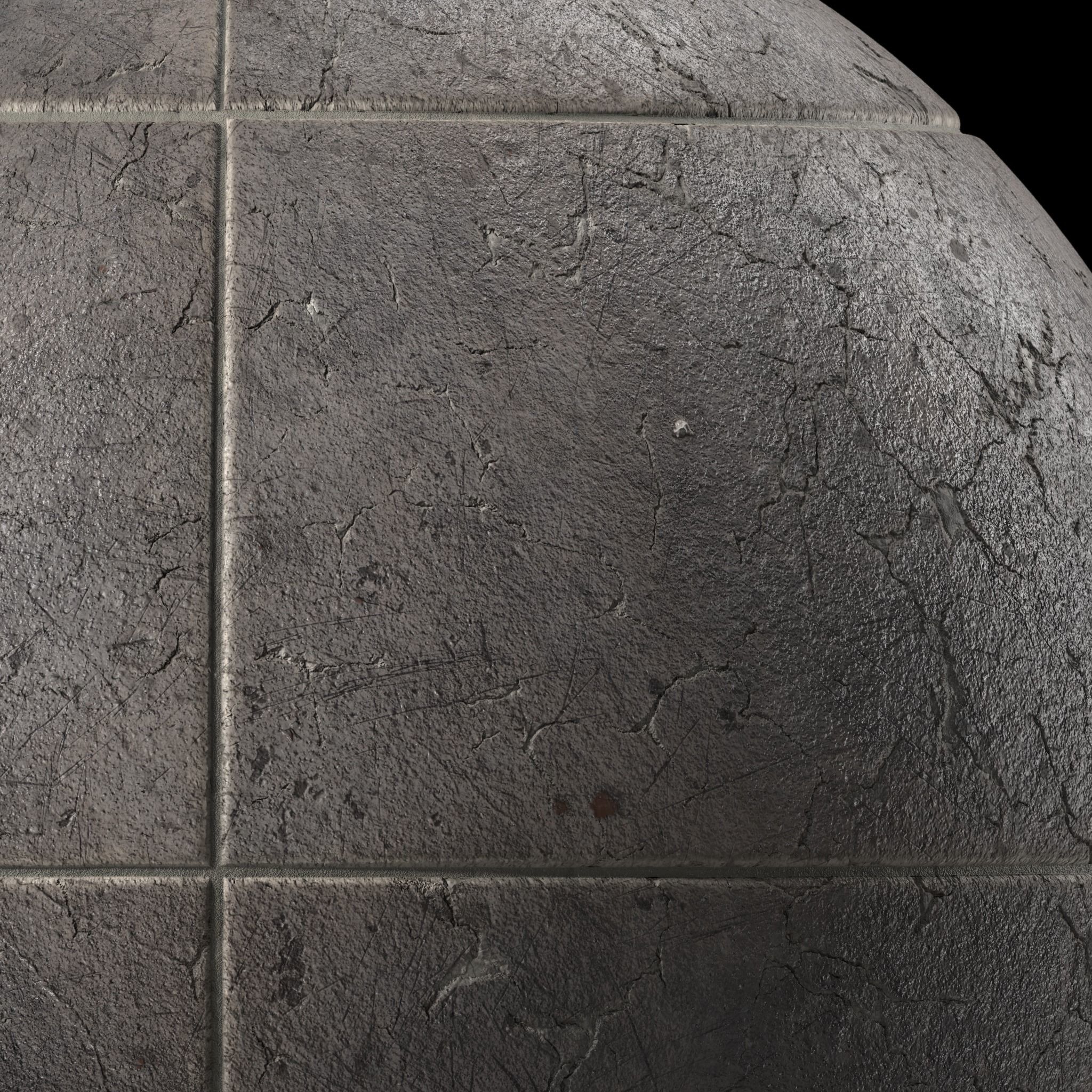 Texture Tile Materials 31- Concrete Tiling By Gravel Sbsar Pbr Seamless ...