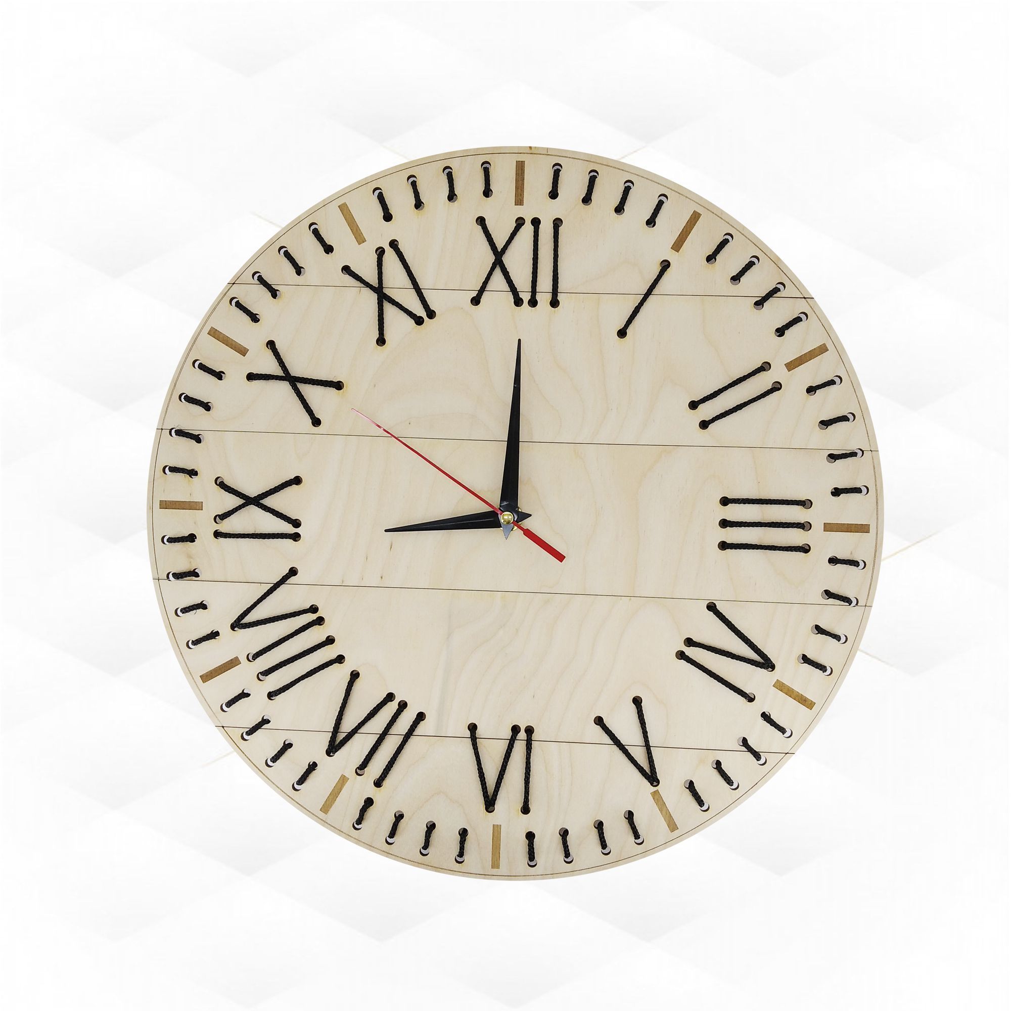 Wall clocks for handmade gift svg dxf design laser cutting 3D model 3D ...