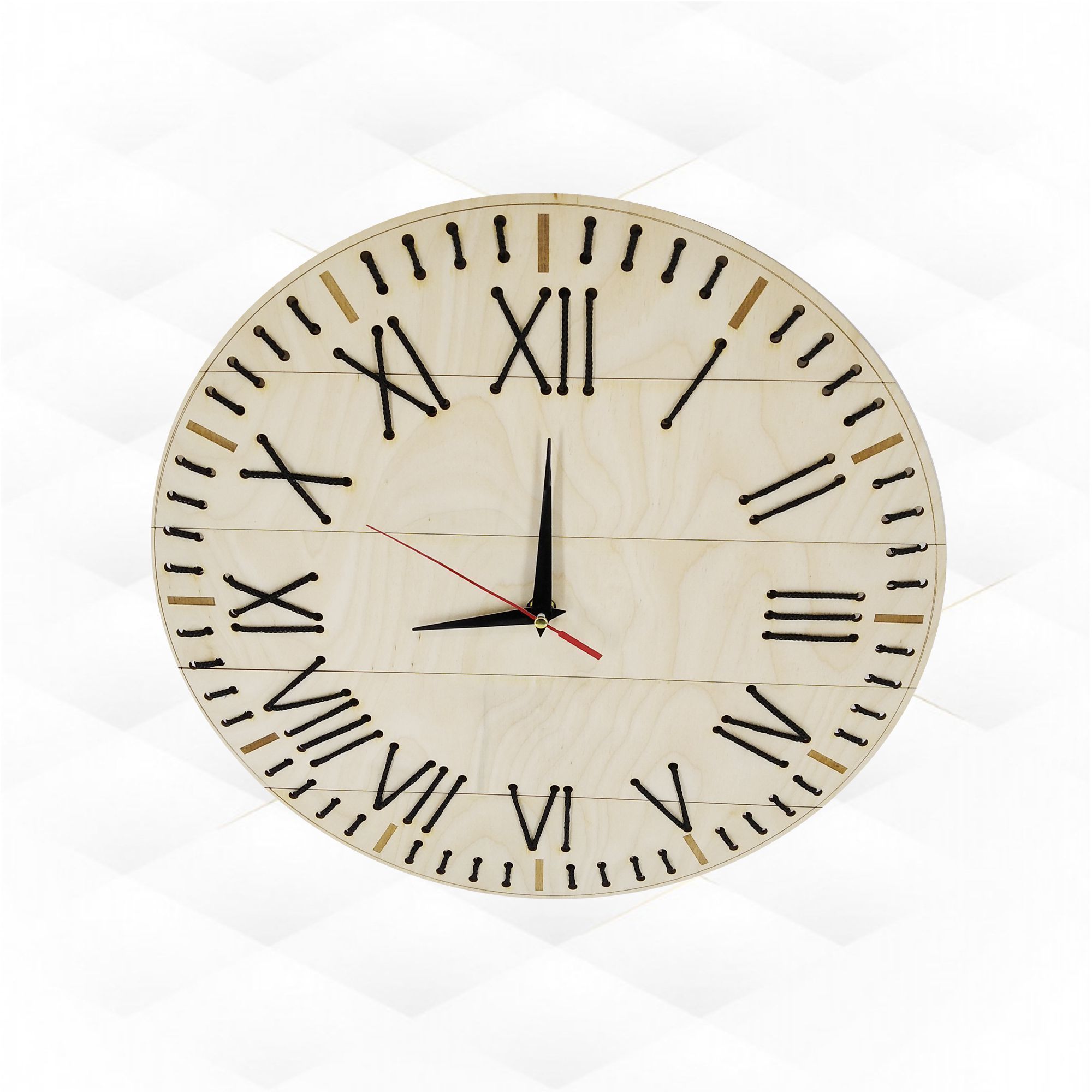 Wall clocks for handmade gift svg dxf design laser cutting 3D model 3D ...