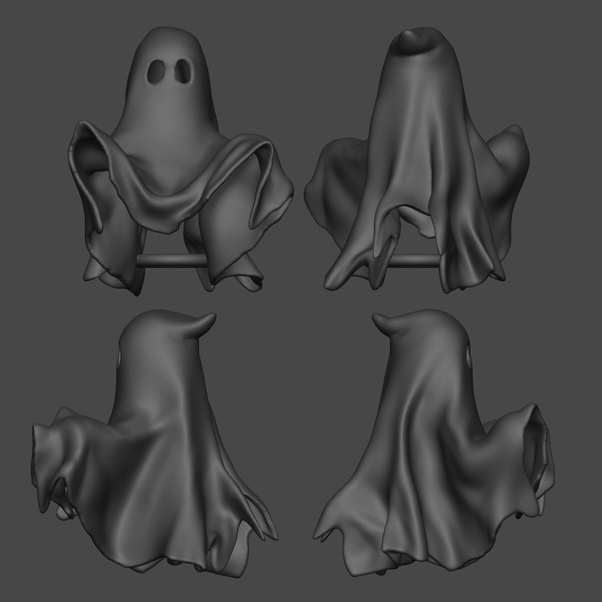 Finger Puppets Collection - Halloween Pack 1 3D model 3D printable ...