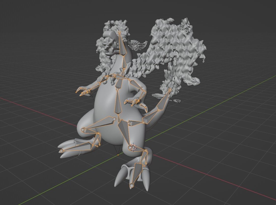 Gigantamax Charizard 3D Model 3D model rigged | CGTrader