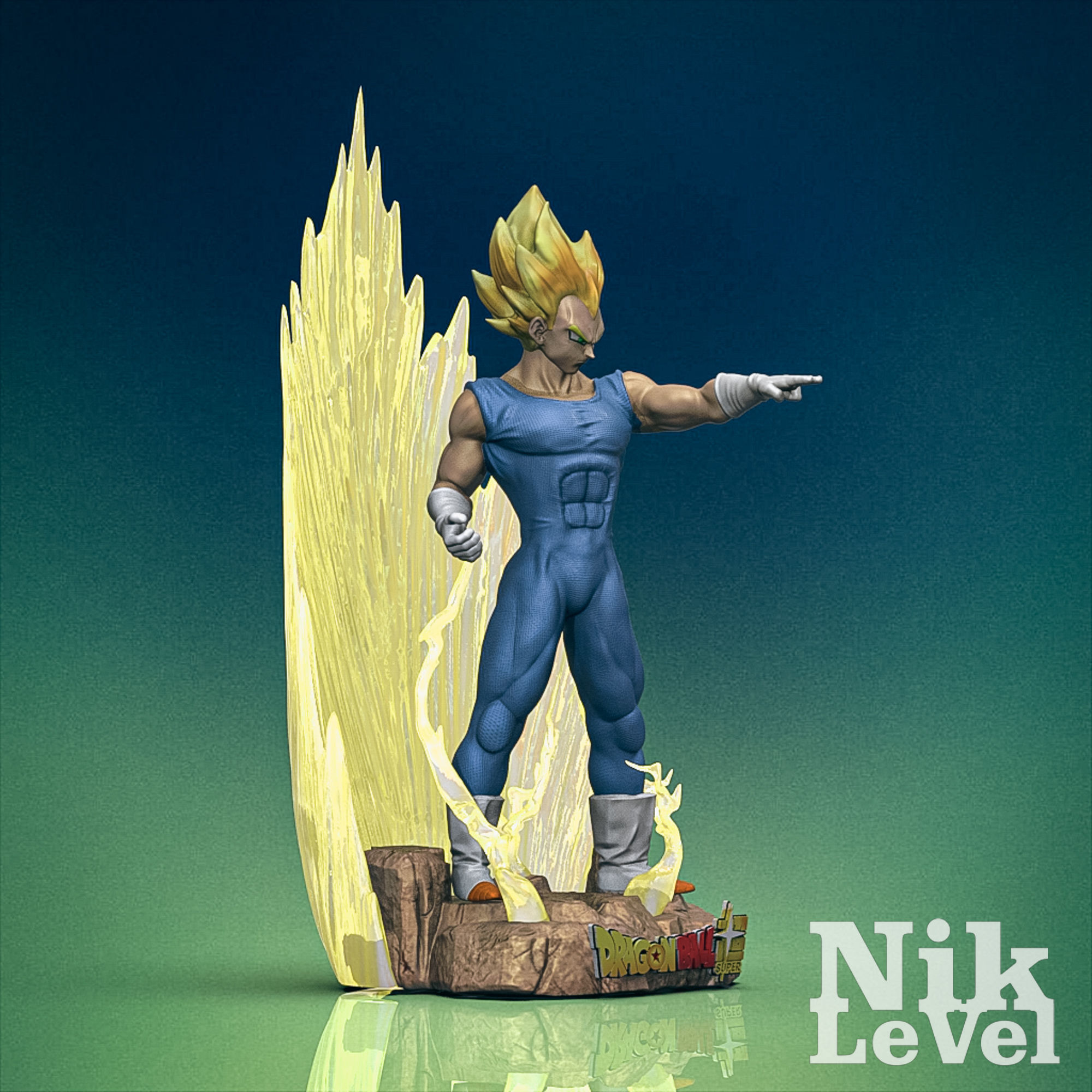 Vegeta Dragon Ball 3D Printable 3D model 3D printable | CGTrader