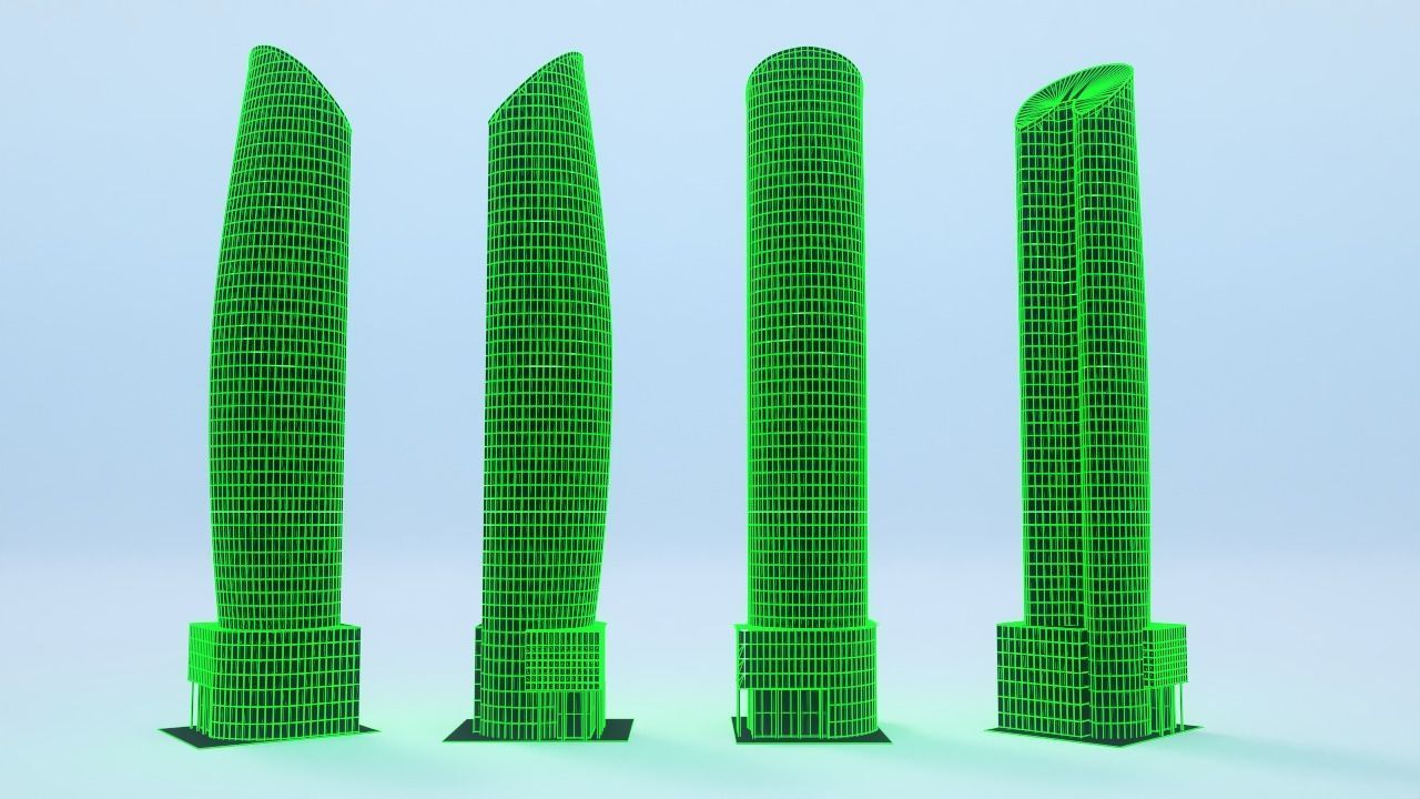 Jordan Amman Rotana 3D model | CGTrader