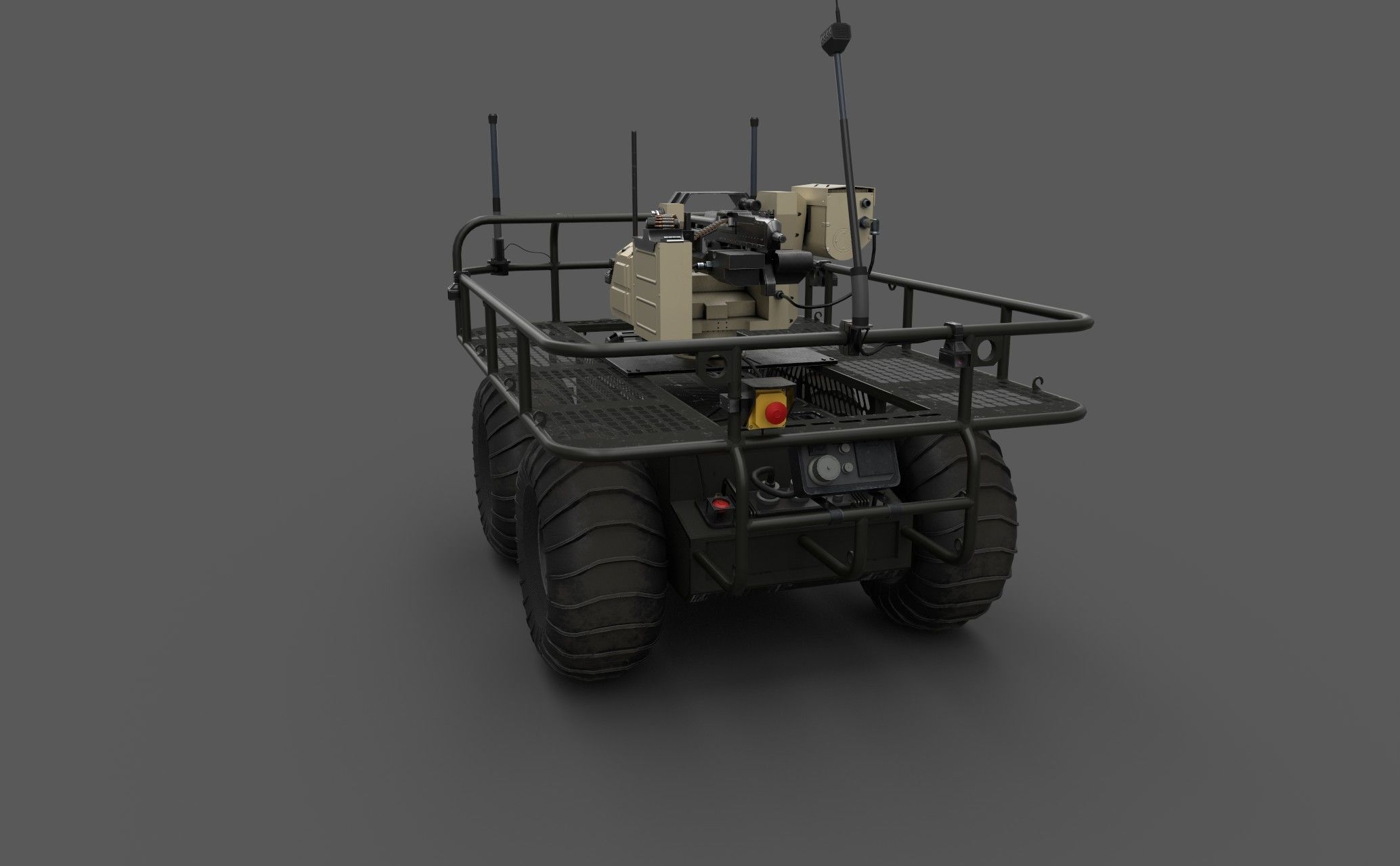 3D model Probot Pitbull RWS VR / AR / low-poly | CGTrader